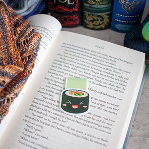 Seaweed Sushi Bookmark, Book Lover Gift, Accessories for Books, Place ...
