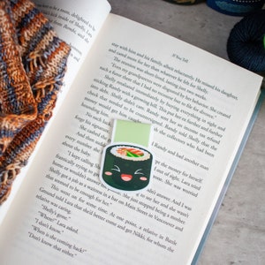 Seaweed Sushi Bookmark, Book Lover Gift, Accessories for Books, Place ...