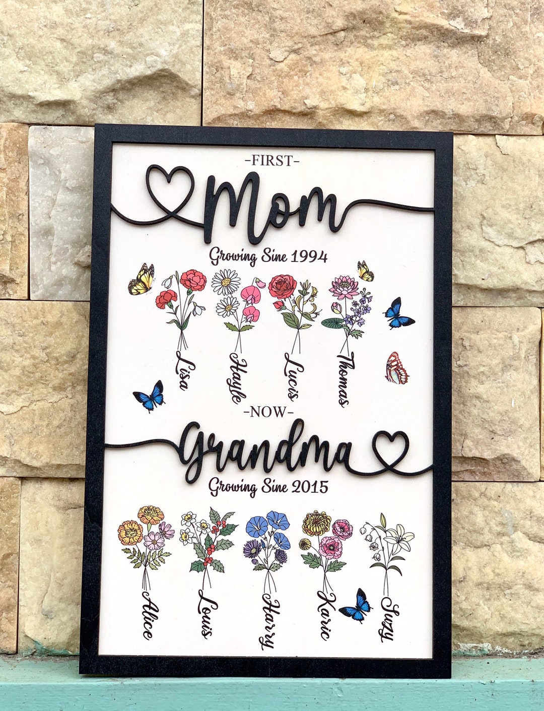 First Mom Now Grandma Gift, Mother Day Gift, Mom Gift, Mum Birthday ...