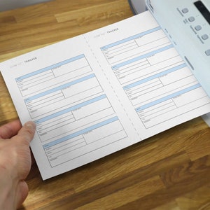 Printable Contact Tracker Template PDF, Digital Address Book, A4/A5/US ...