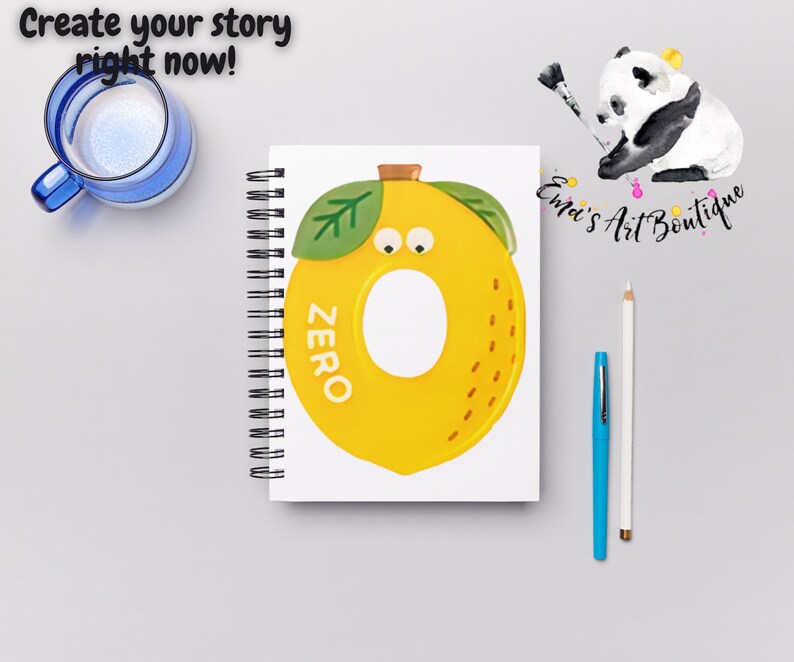 Baby Numbers Fruits and Vegetables PNG JPG File Educational Learning ...