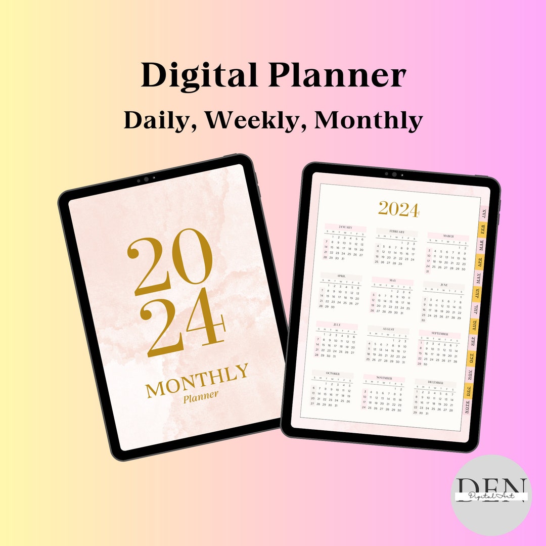 Download Your 2024 Digital Planner Now for Organization, Productivity ...