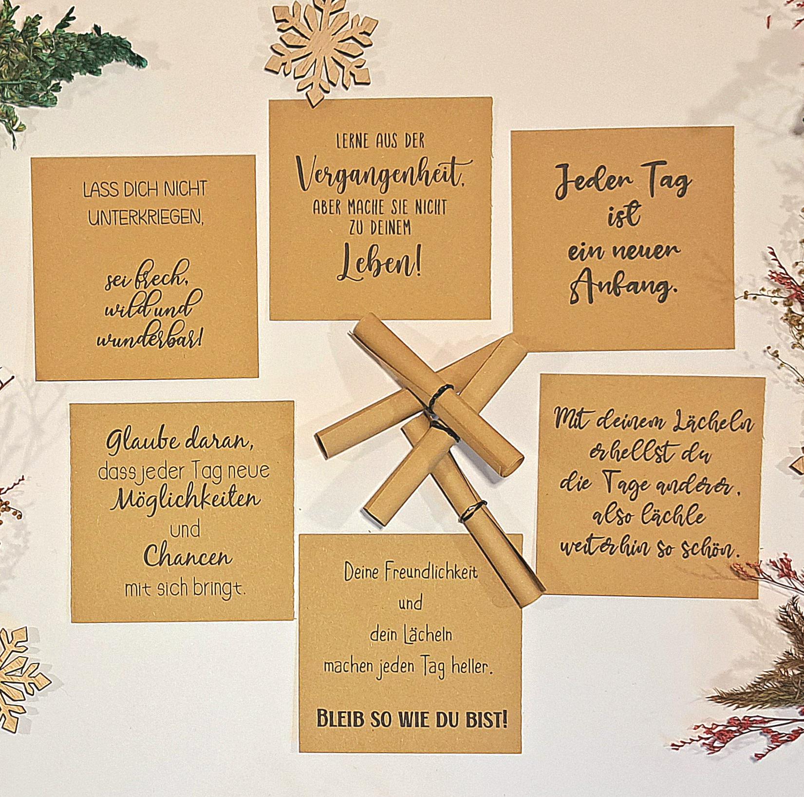 24 Positive Gedanken Adventskalender