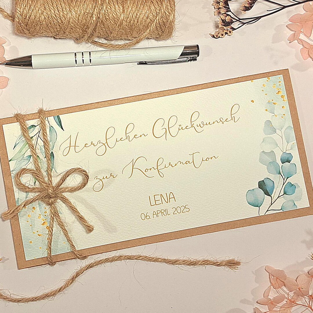 Personalized Confirmation Greeting Card | Confirmation Card With Name ...