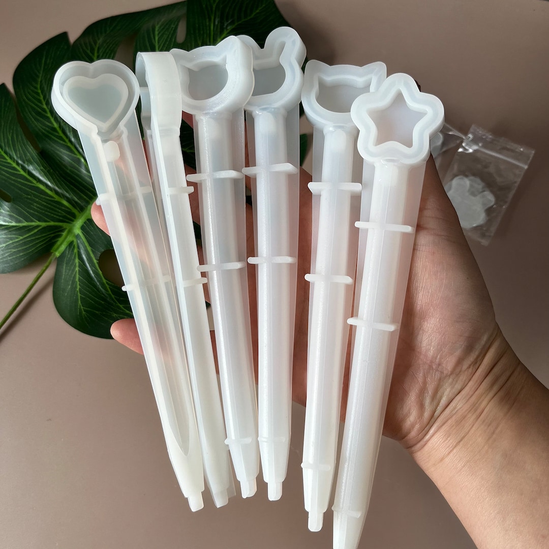 Resin Pen Mold Crystal Epoxy Resin Mold Quicksand Moon Star - Etsy