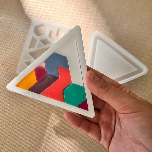 Triangle Mold for Resin - Etsy