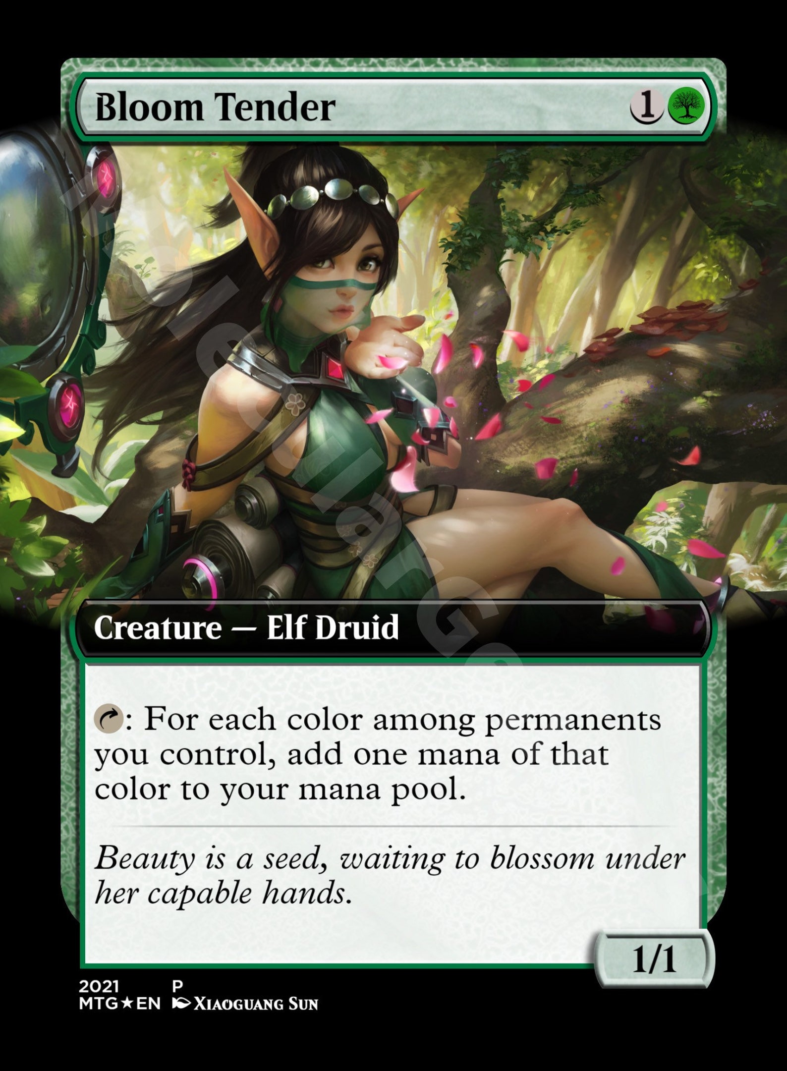 Bloom Tender High Quality Altered Art Custom Proxy MTG Cards - Etsy