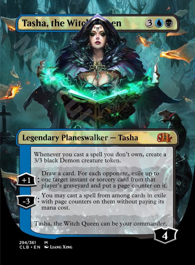 Tasha the Witch Queen High Quality Altered Art Custom Proxy - Etsy