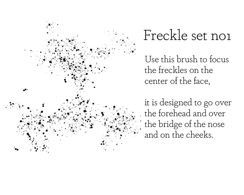 Professional Freckles Photoshop Brushes - Etsy