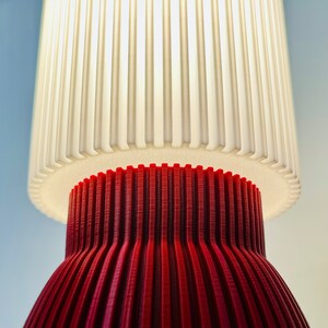 Modern Table Lamp Retro Minimal Bedside Lamp Red Desk Lamp Ambient ...