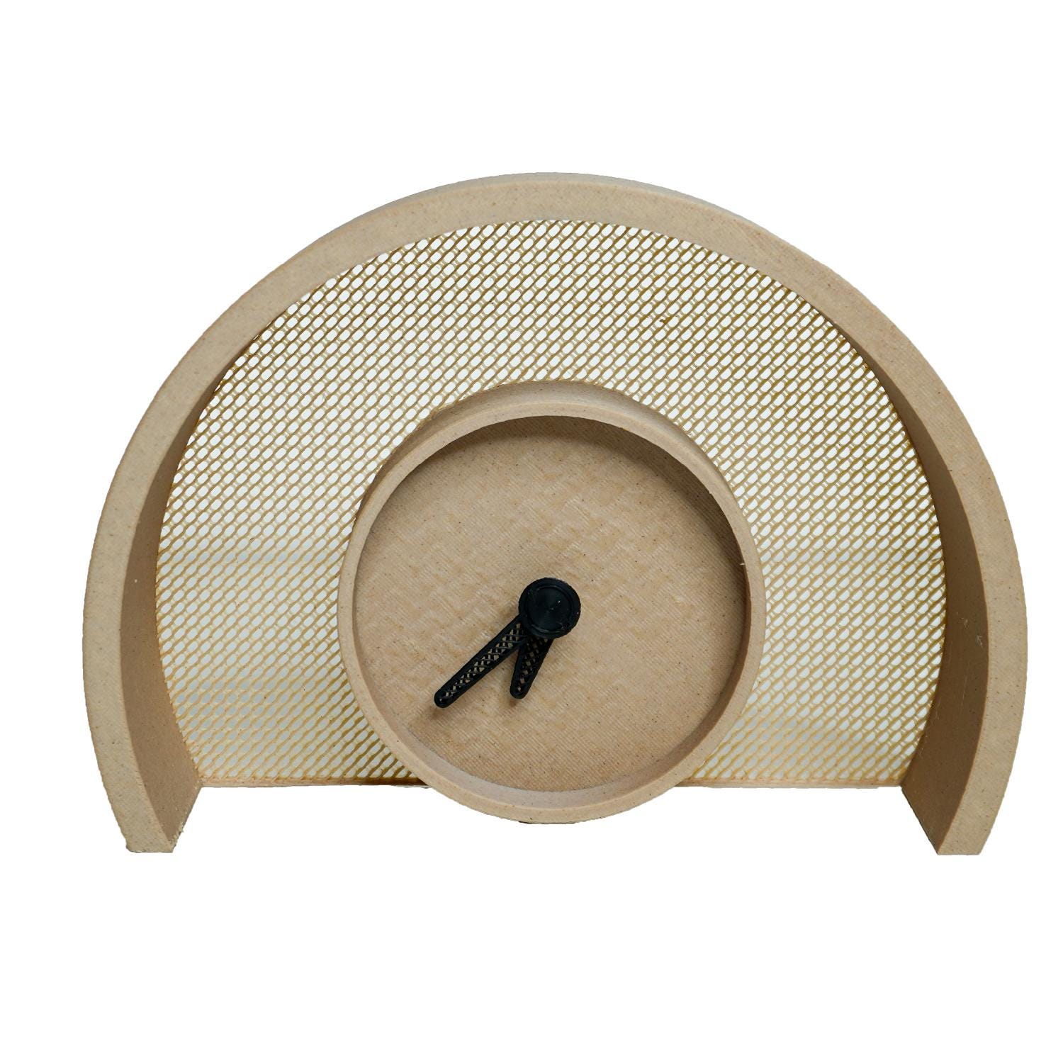 Retro Style Desk Clock Unique Design Silent Table Clock Minimalist ...