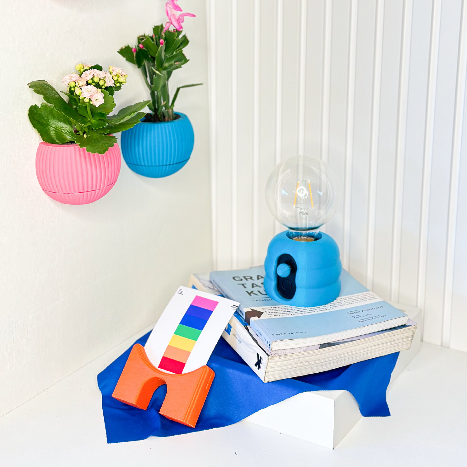 Colourful Sphere Shape Mini Wall Planter Spherical Shape Hanging ...