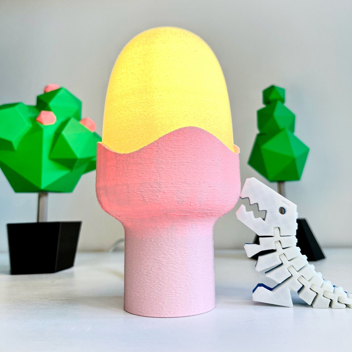 Bedroom Lamp for Kids Lamp Pink Color Table Lamp Blue Color Light for ...