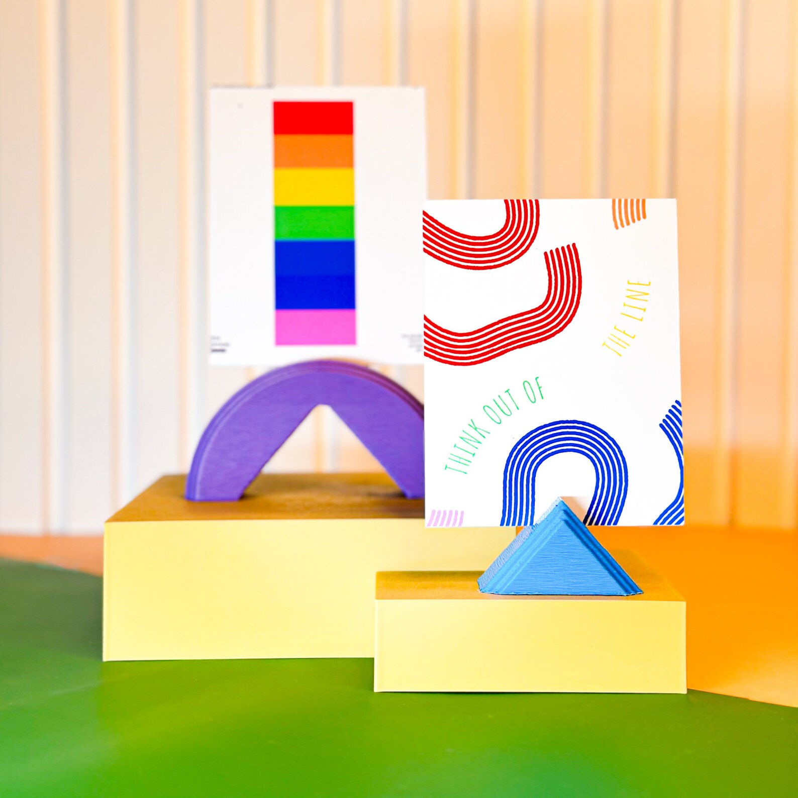 Colorful Photo Stands Set of Photo Holder for Home Display Stand for ...