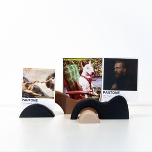 Wooden Photo Stands Set of Photo Holder for Home Display Stand for ...