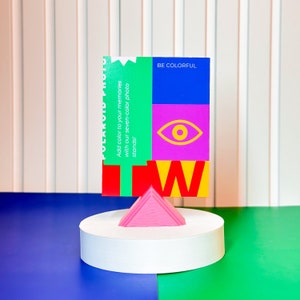 Colorful Photo Stands Set of Photo Holder for Home Display Stand for ...