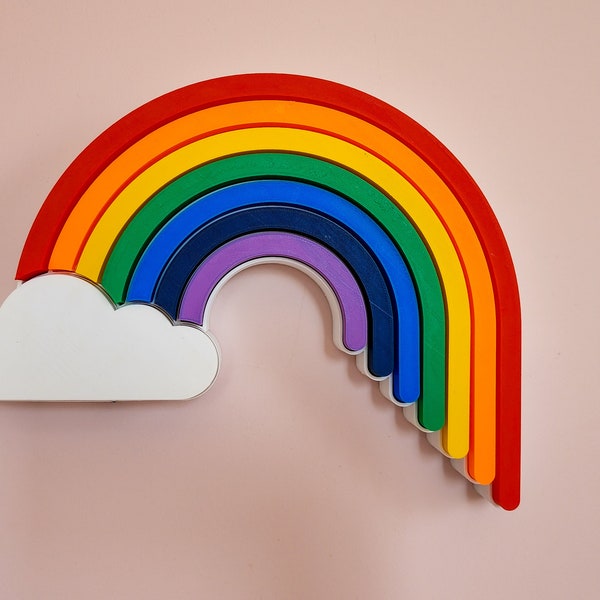 Rainbow Wall Lamp - Etsy