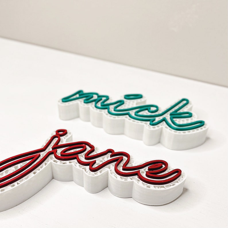 Custom Name Sign Freestanding Name Sign 3d Letter Plaque Shelf ...