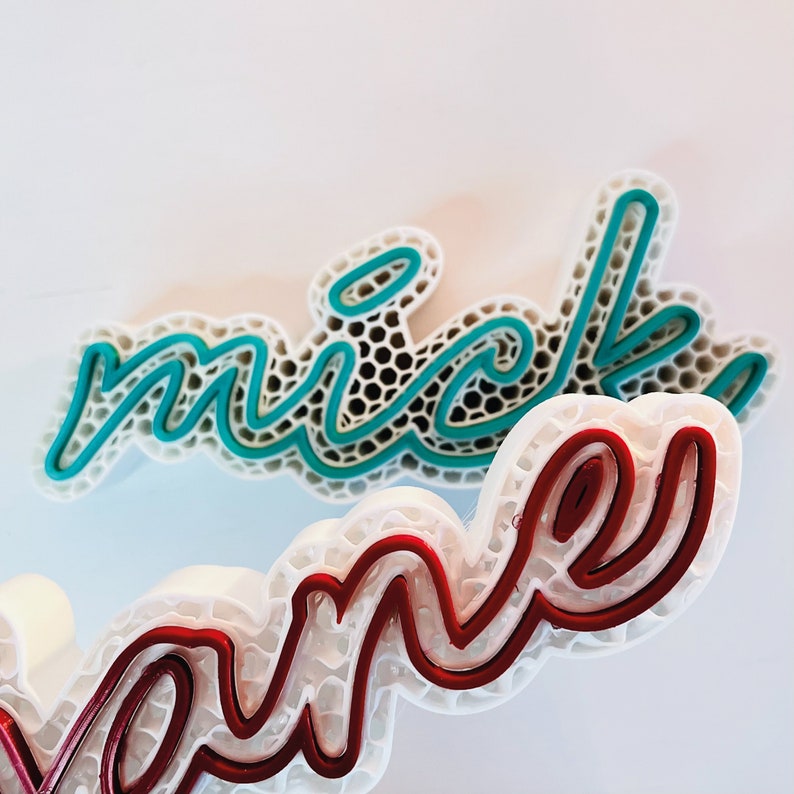 Custom Name Sign Freestanding Name Sign 3d Letter Plaque Shelf ...