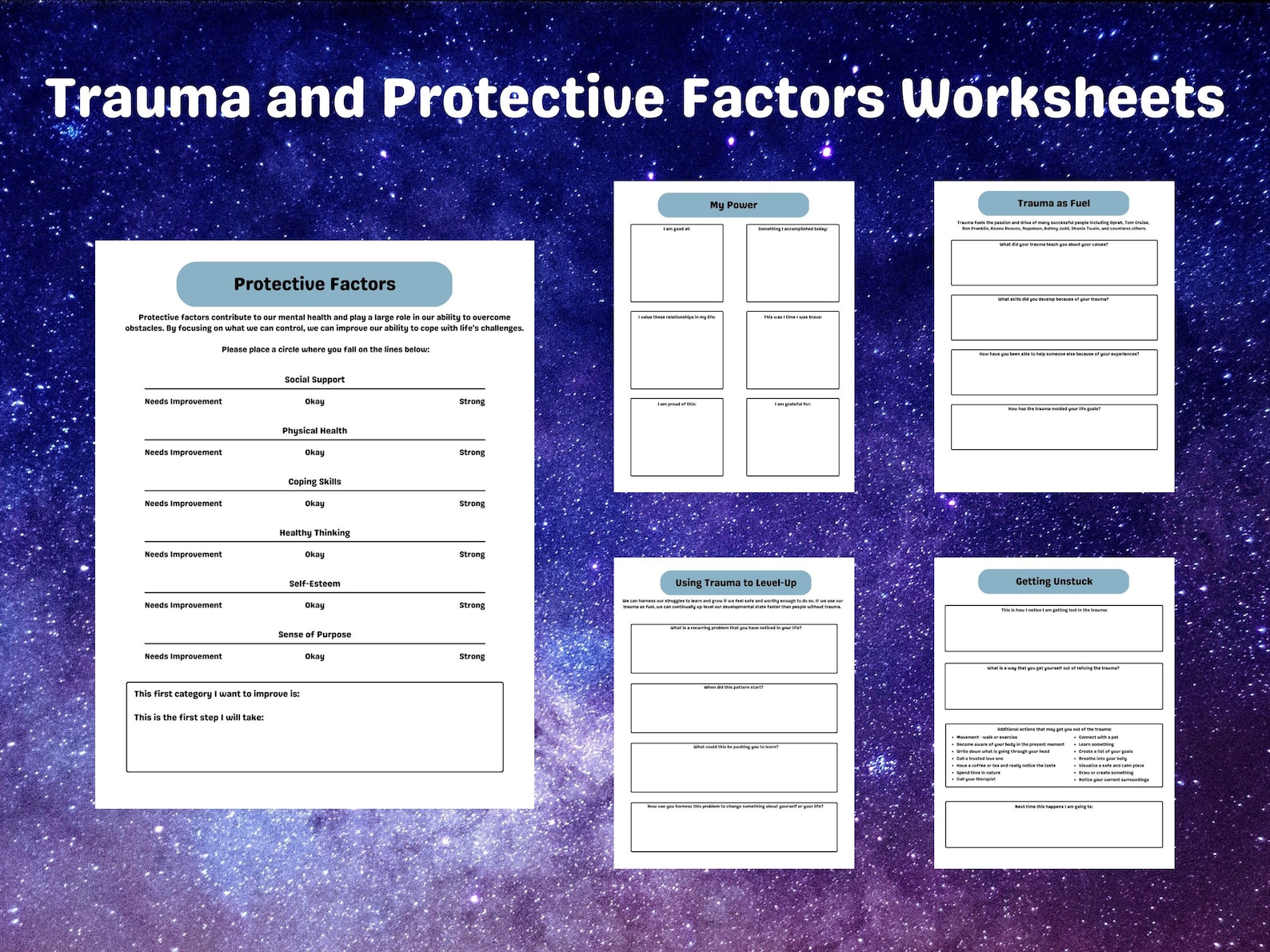 Occupational Therapy Worksheets, Occupational Therapy Mental Health ...