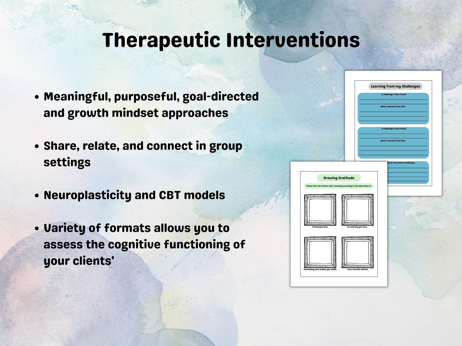 Occupational Therapy Worksheets, Adult Mental Health Worksheets ...