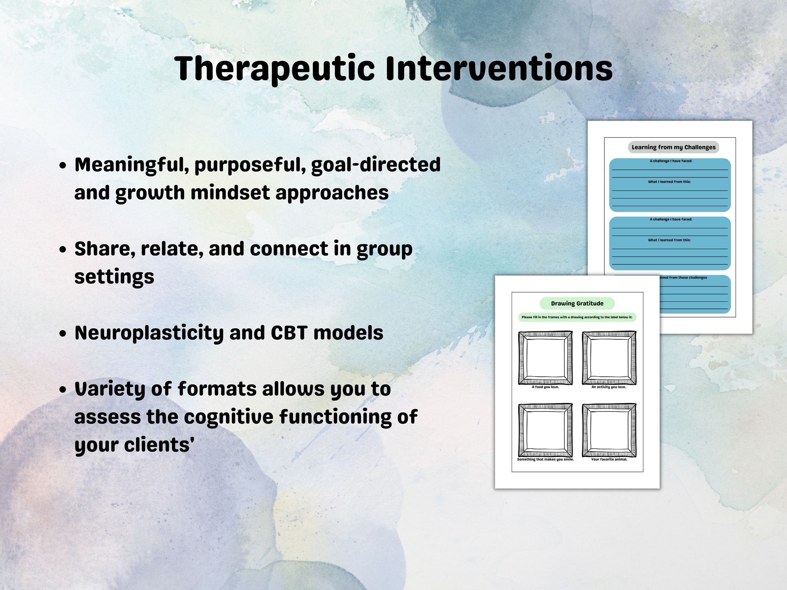 Occupational Therapy Worksheets, Adult Mental Health Worksheets ...