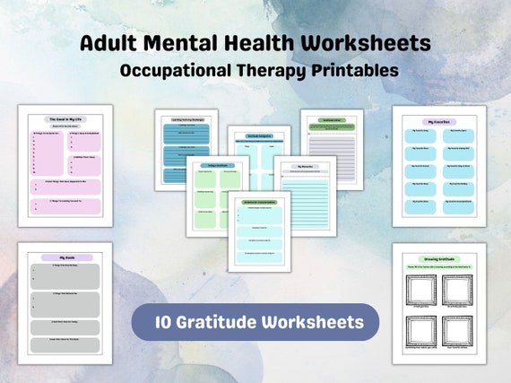 Hojas De Trabajo De Terapia Ocupacional