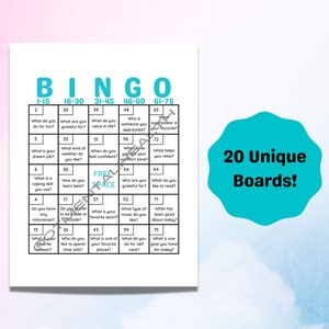 Occupational Therapy Activities, Social BINGO Printable, Group Therapy ...