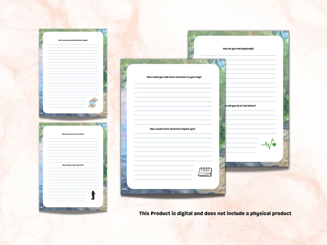 Digital Mental Health Journal for Men and Women Introspective Journal ...