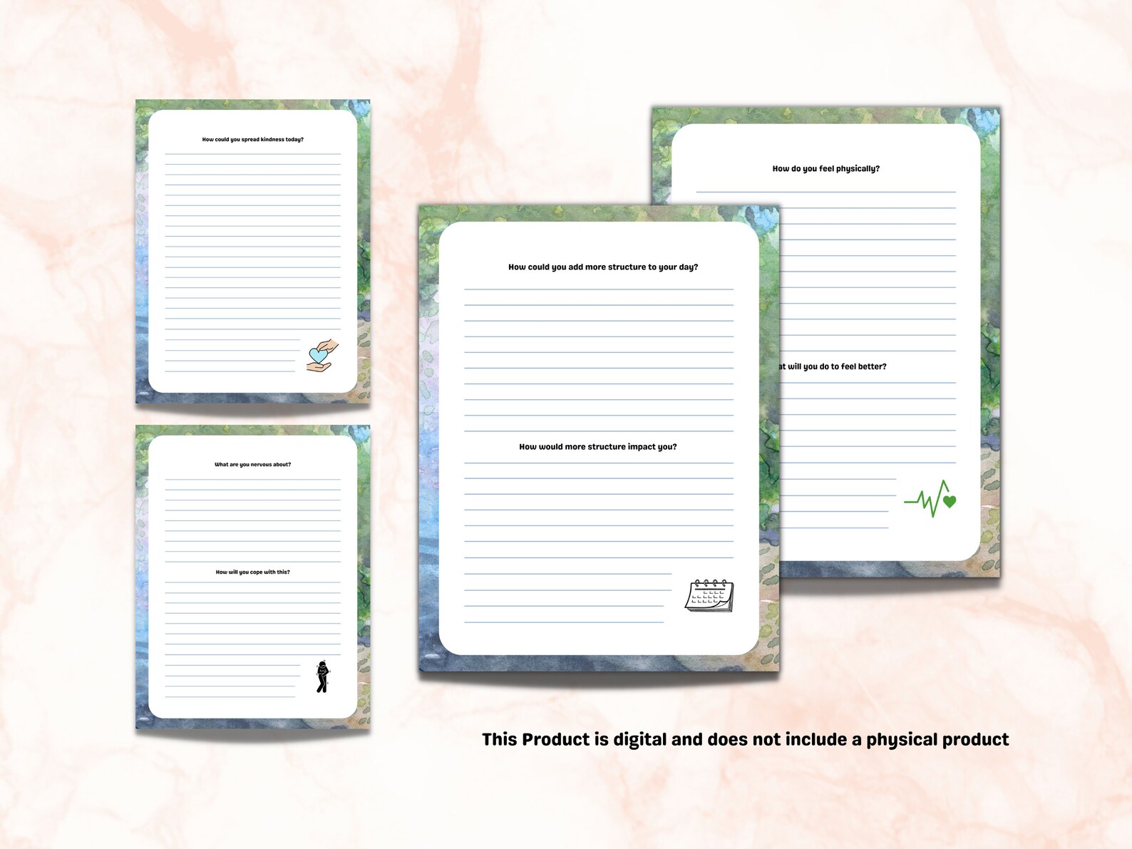 Digital Mental Health Journal for Men and Women Introspective Journal ...