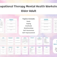 Occupational Therapy Worksheets, Occupational Therapy Mental Health ...
