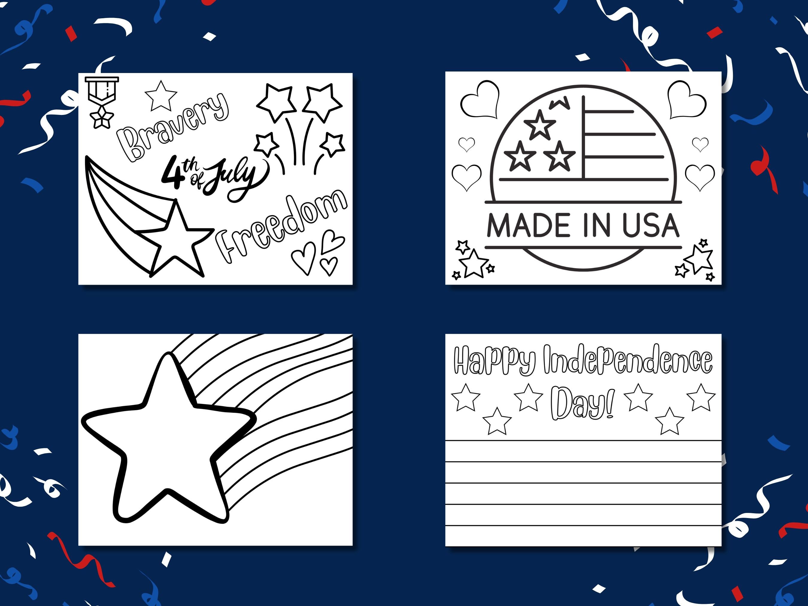 Printable 4th of July Coloring Pages, Fourth of July Coloring Pages ...