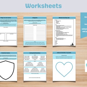 Anxiety Relief Bundle | Occupational Therapy Worksheets | Anxiety ...