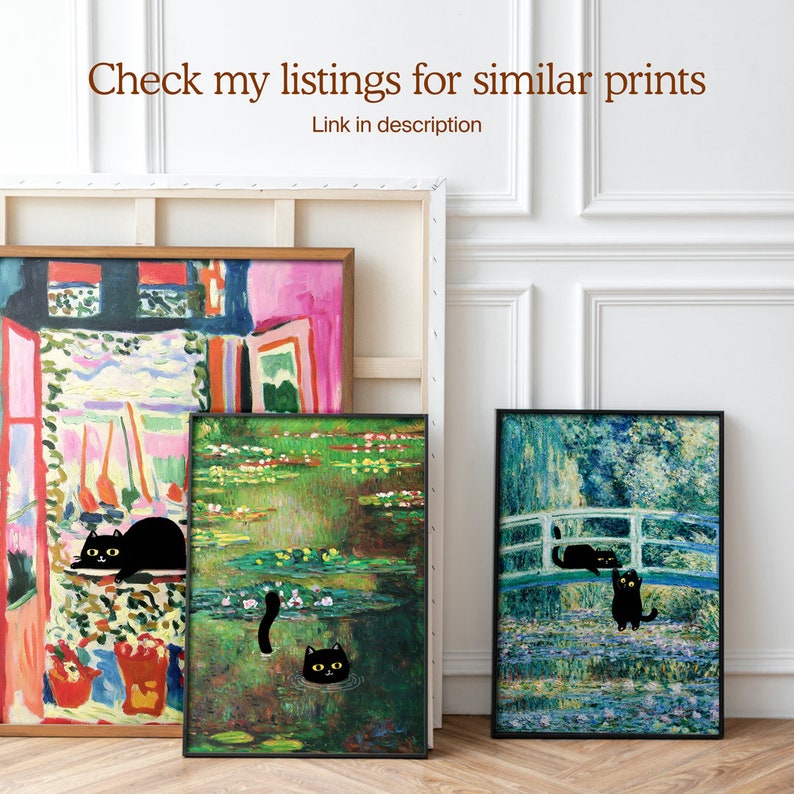 Henri Matisse Cat Print Matisse Fish Bowl Goldfish Poster - Etsy