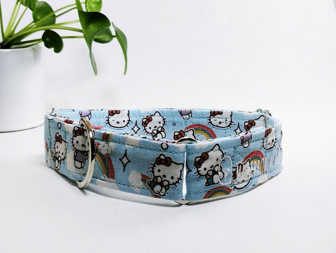 Martingale Hello Kitty Dog Collar. Handmade and Adjustable Collar for ...