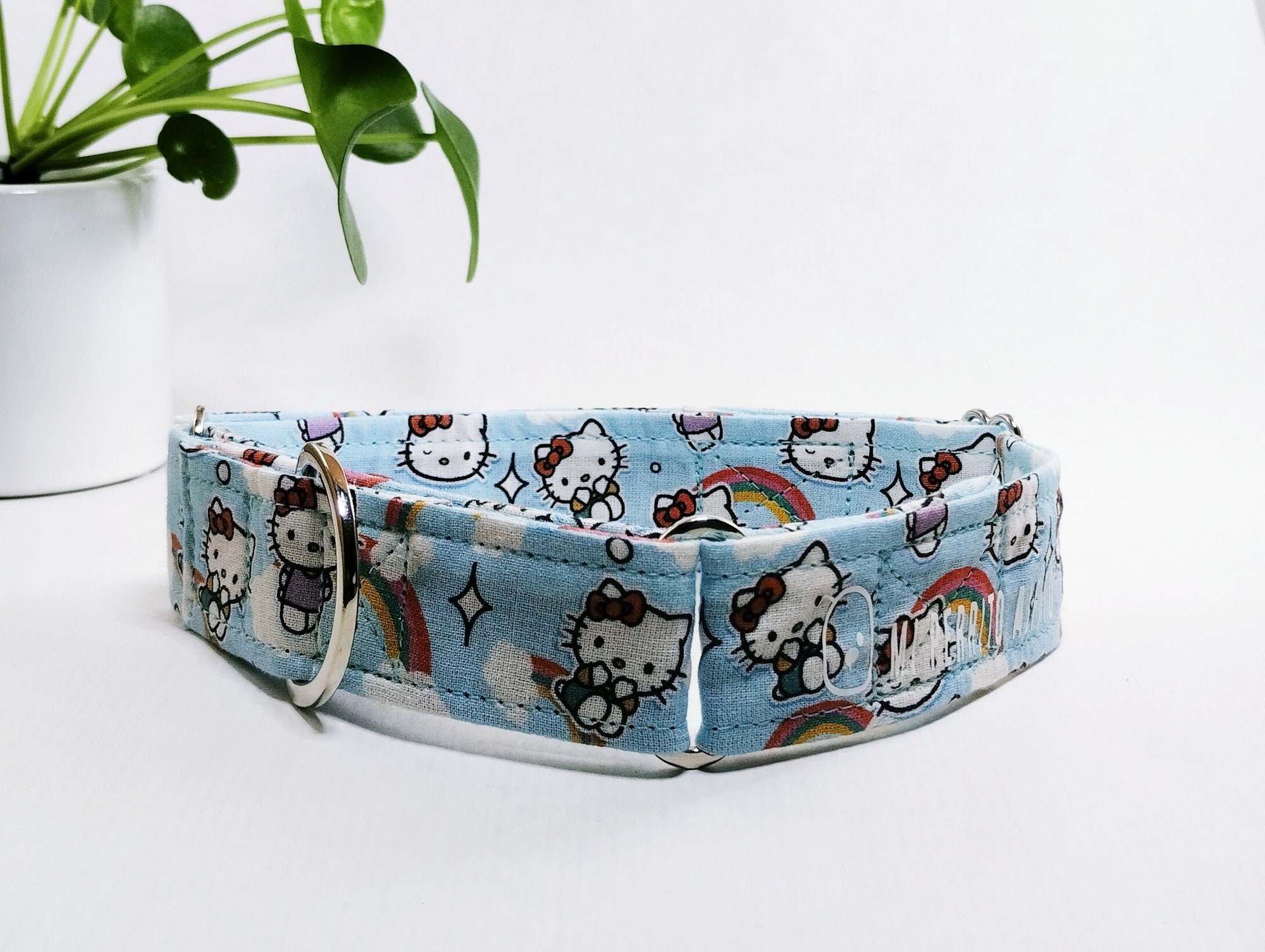 Martingale Hello Kitty Dog Collar. Handmade and Adjustable - Etsy