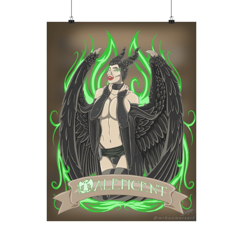 Maleficent Poster - Etsy