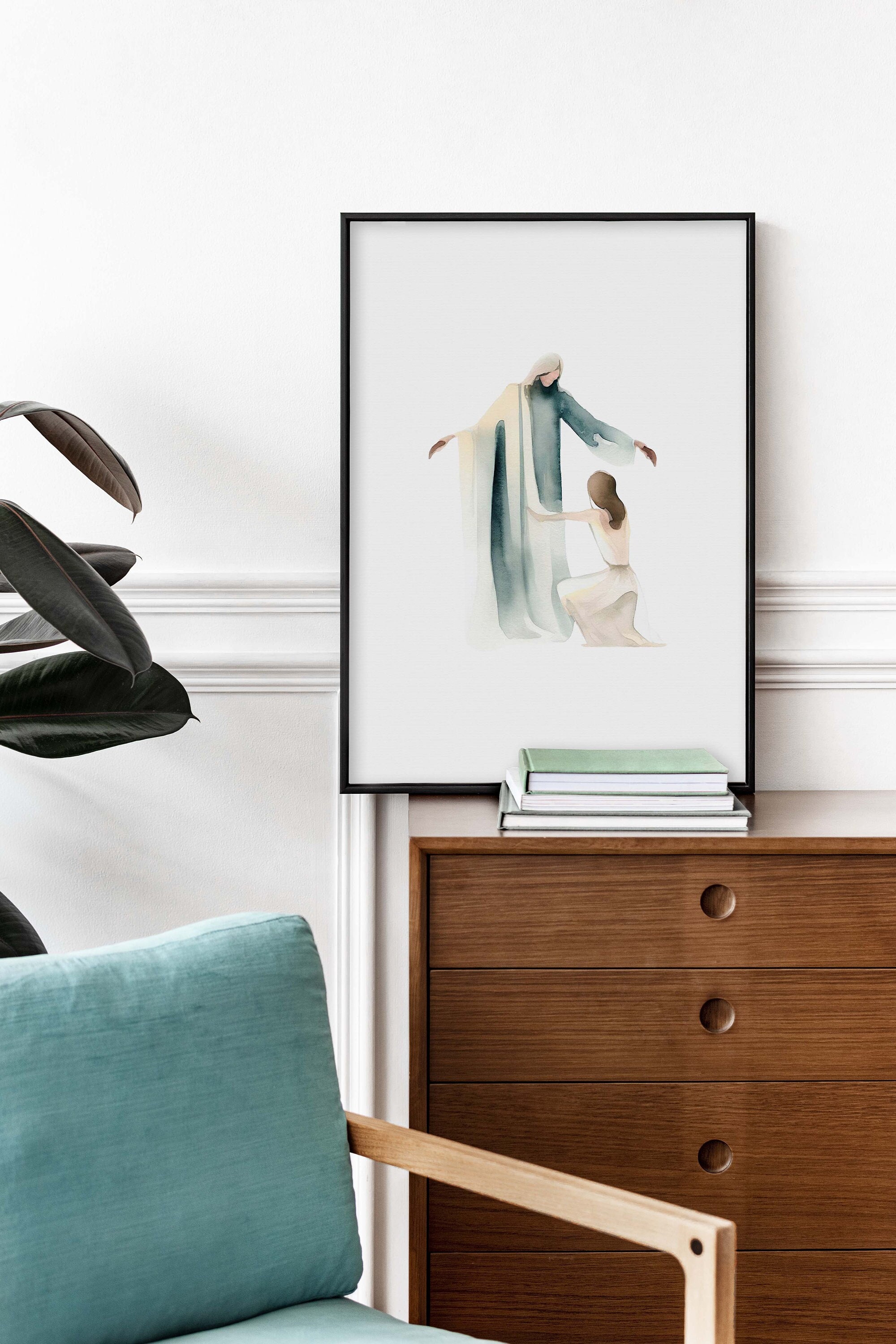 Woman Healed Fringe of Jesus Garment, Hem of Robe, Modern Bible Jesus ...