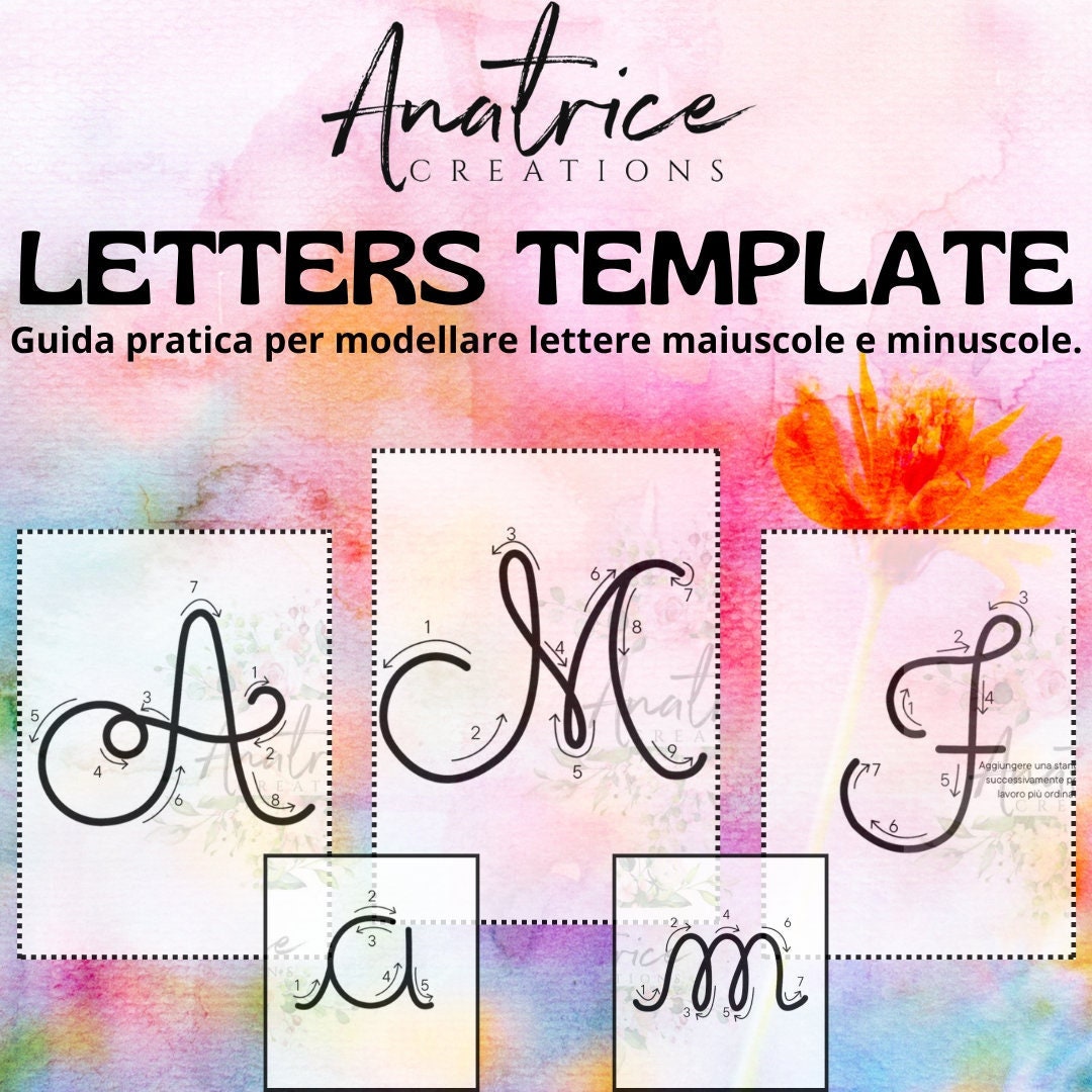 Uppercase and Lowercase Alphabet for Shaping Letters With Aluminum or ...