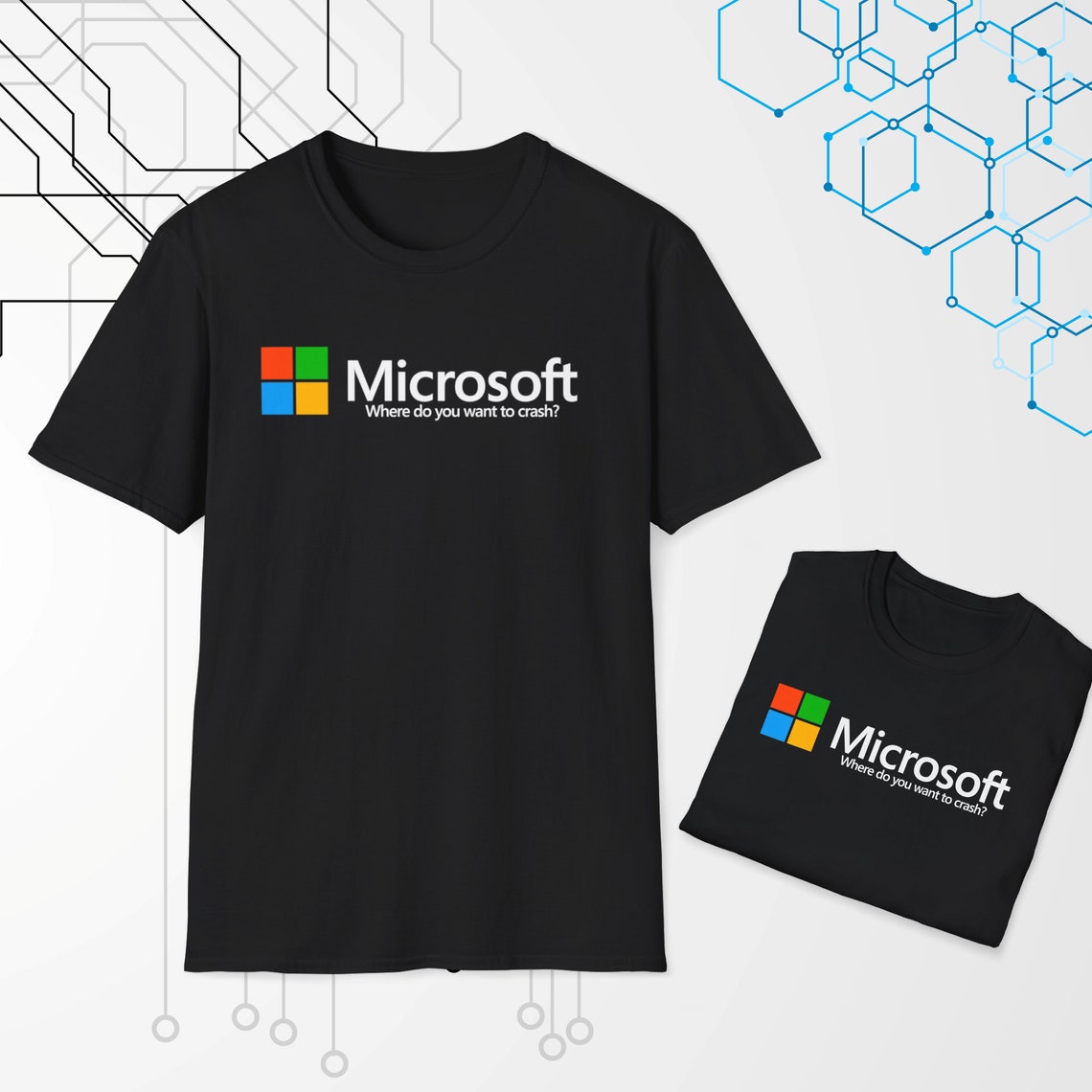 Microsoft Shirt, Global Microsoft Outage Shirt, Microsoft Crowdstrike ...