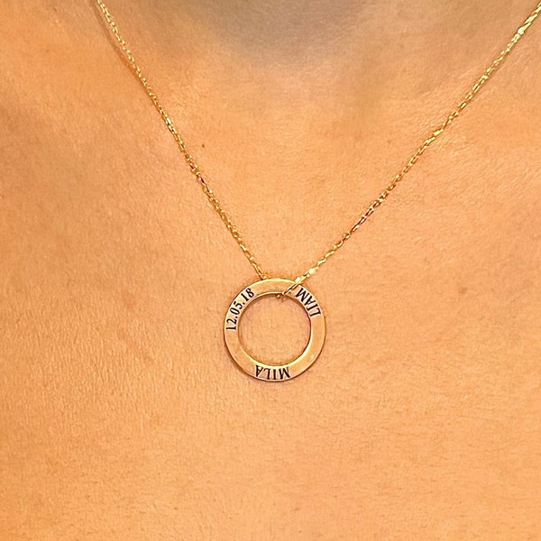 Engraved Circle - Etsy