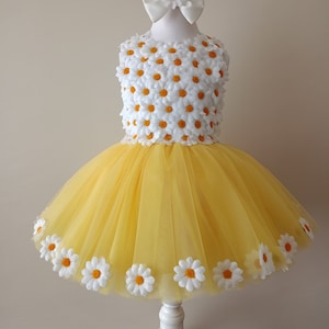 Daisy Detailed Girl's Dress - Etsy