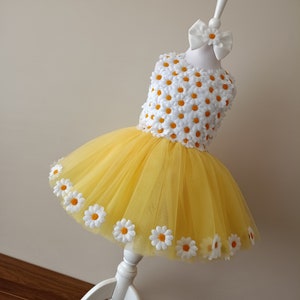 Daisy Detailed Girl's Dress - Etsy