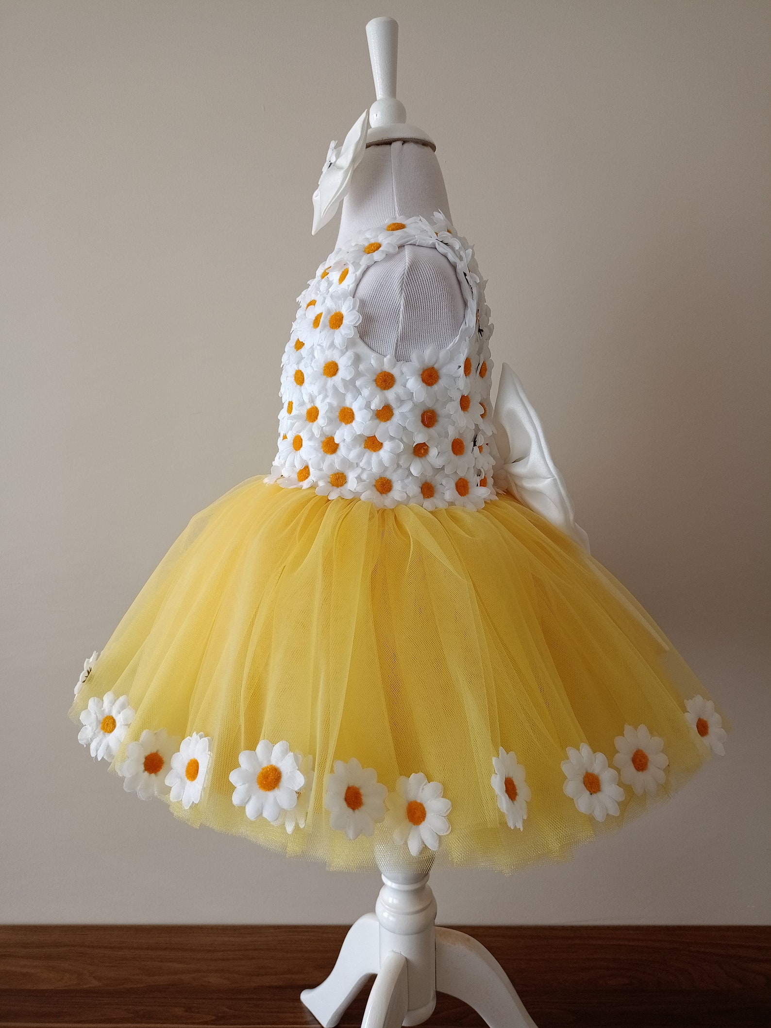 Daisy Detailed Girl's Dress - Etsy