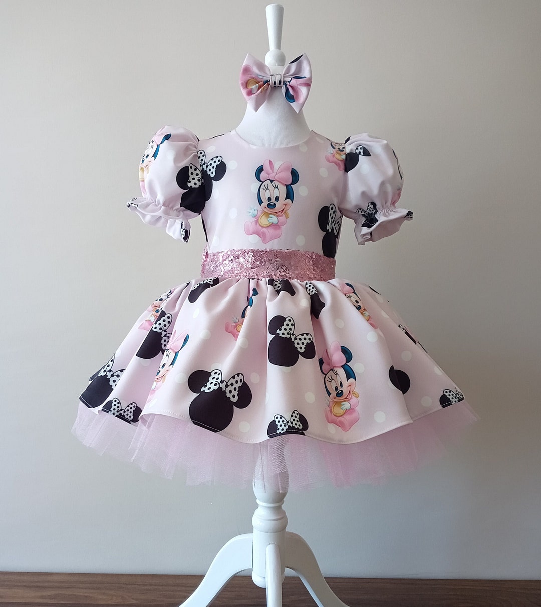 Baby Minnie Mouse Dress - Etsy