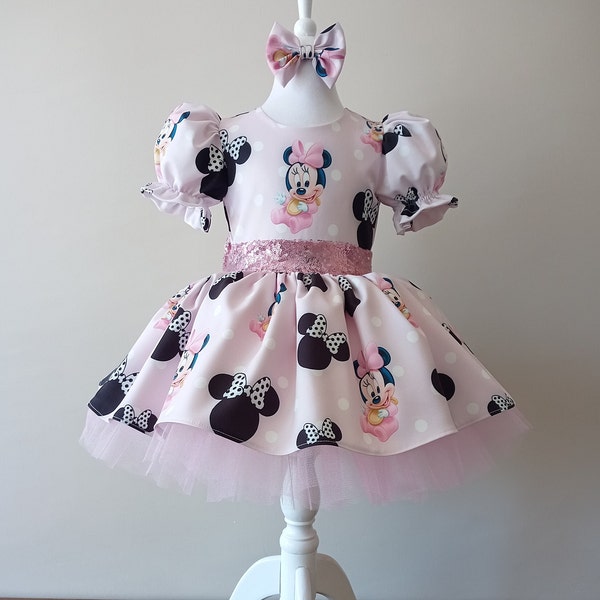 Minnie Mouse Dress - Etsy