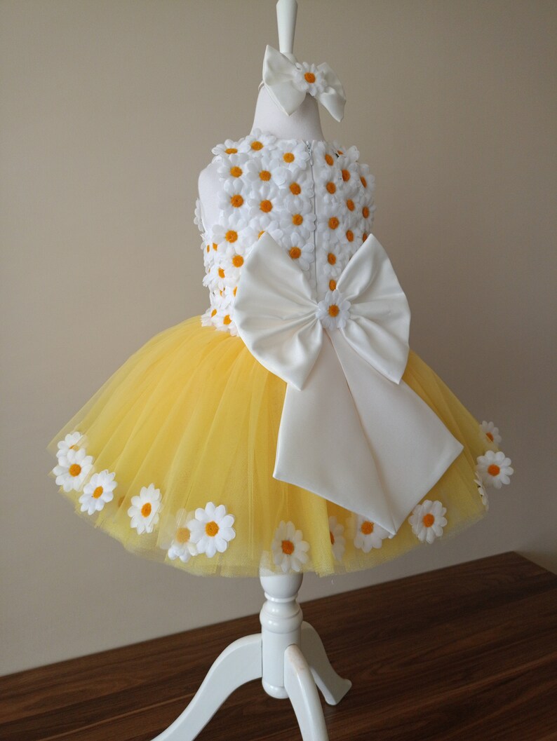 Daisy Detailed Girl's Dress - Etsy
