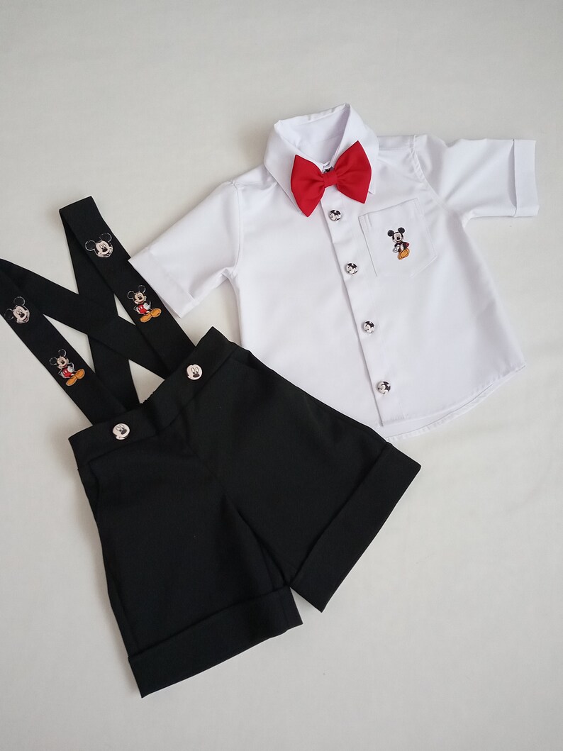 Mickey Mouse Detailed Set of Clothing for Boys - Etsy
