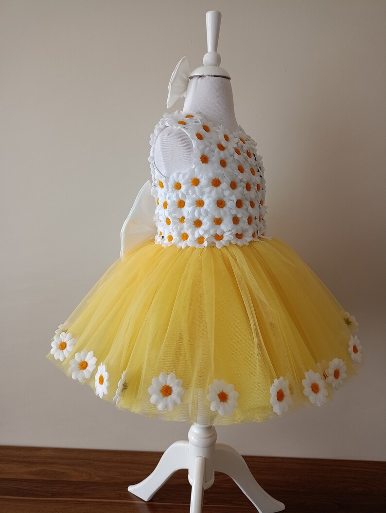 Daisy Detailed Girl's Dress - Etsy