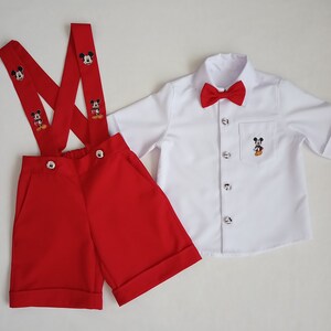 Mickey Mouse Detailed Set of Clothing for Boys - Etsy
